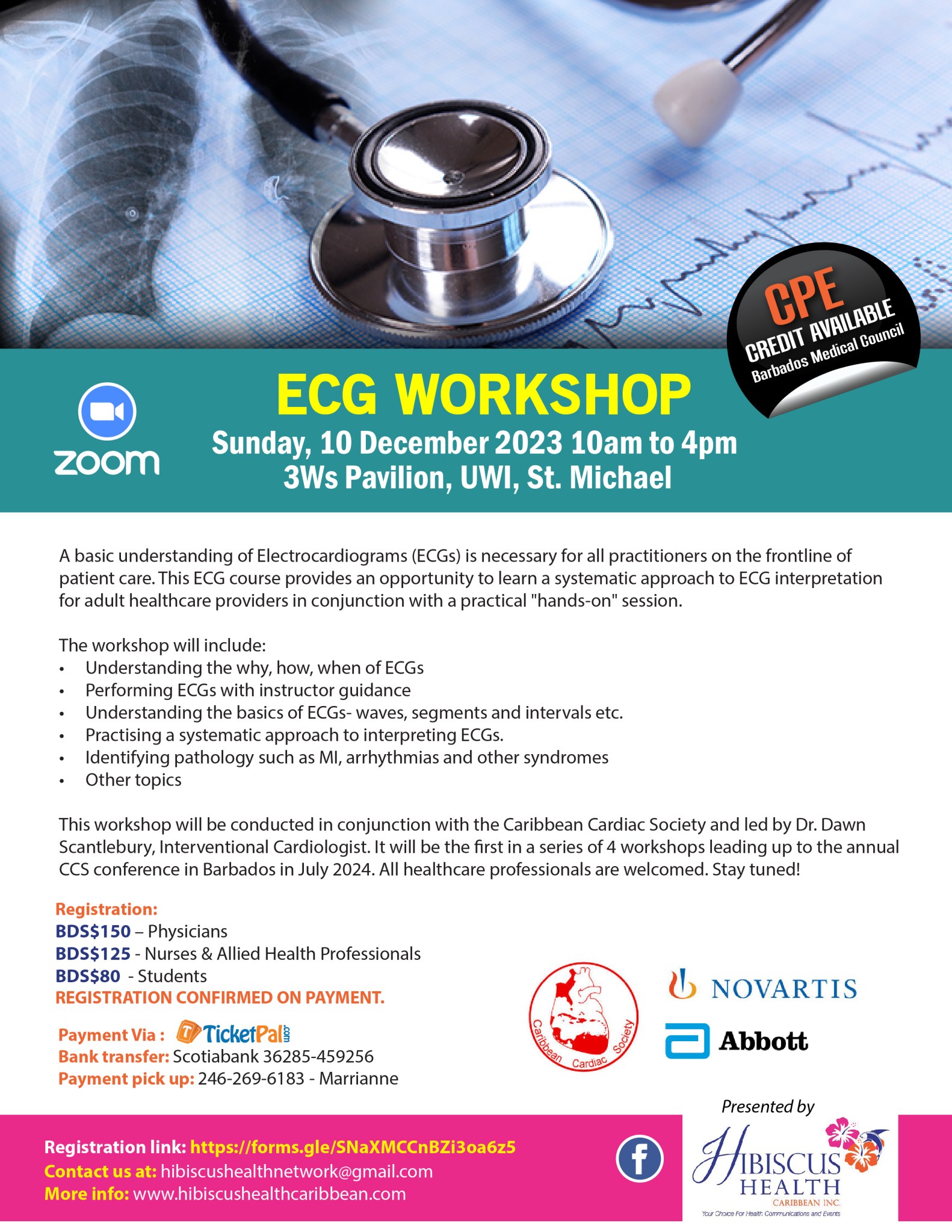 ECG Workshop – Hibiscus Health Caribbean Inc.